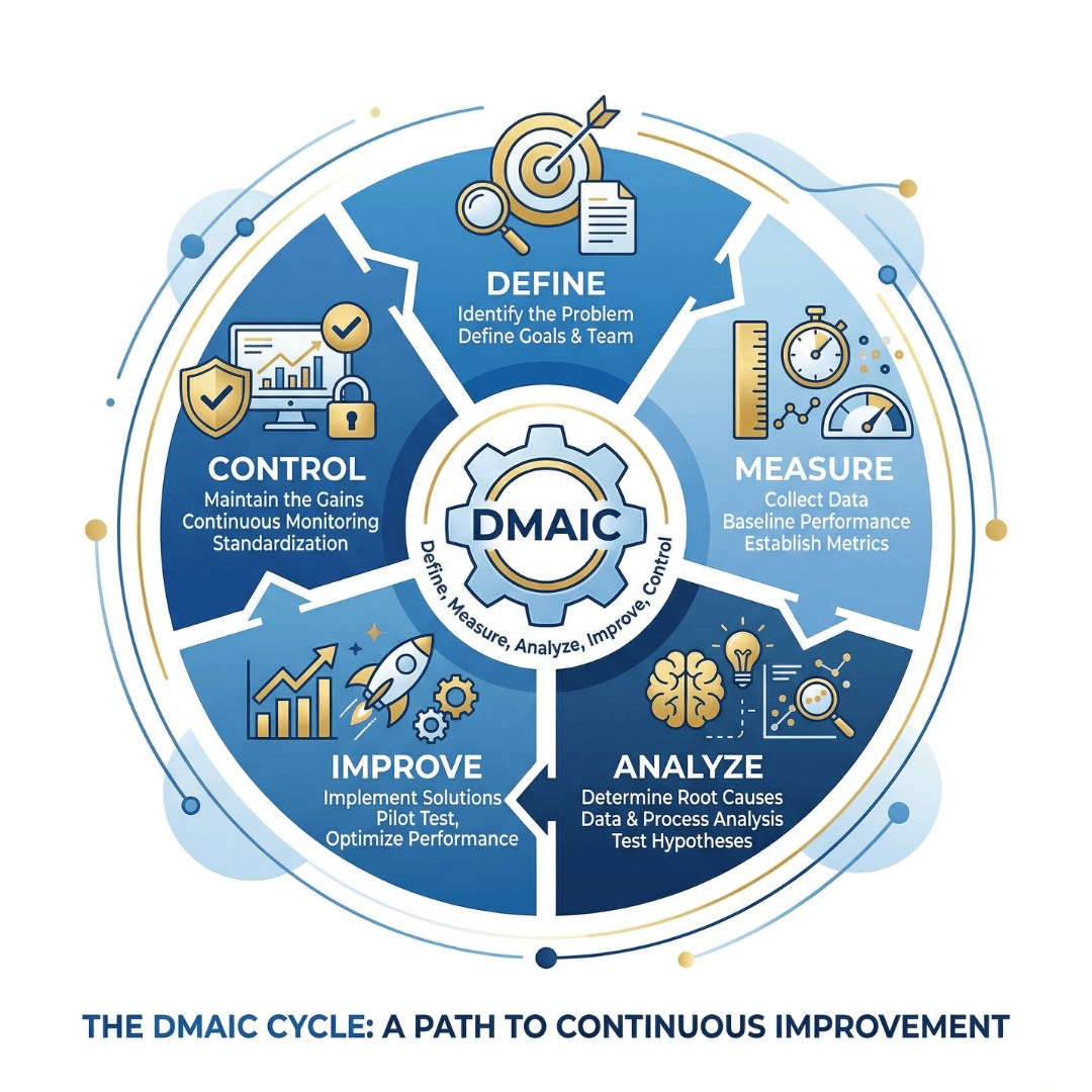 ¿Qué es DMAIC? Las 5 Fases | Superant®